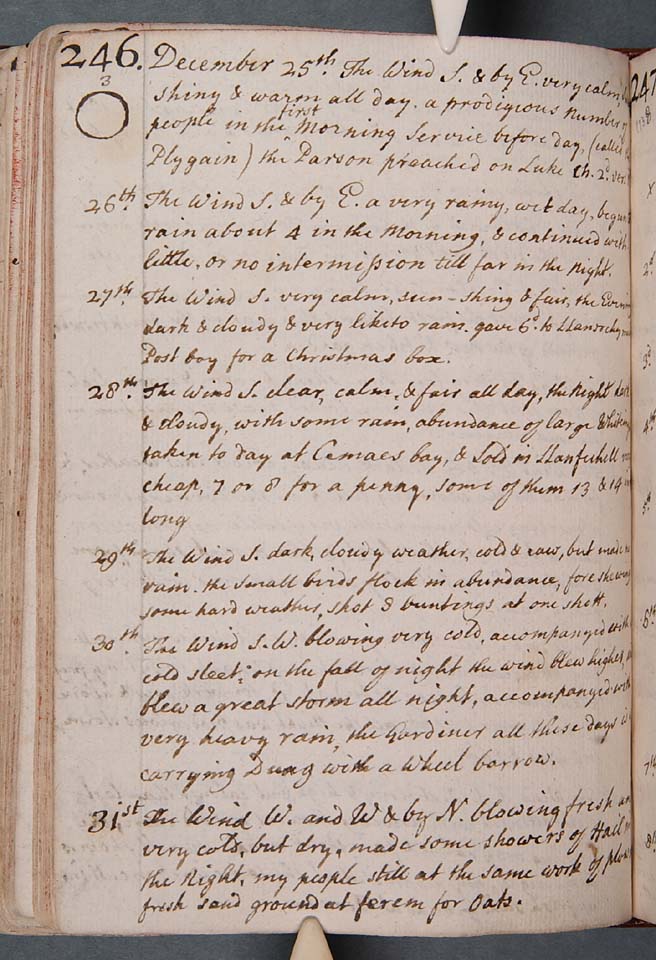 Diary of William Bulkeley, Brynddu, Llanfechell, vol. 1, 1734-43 [p. 1 ...
