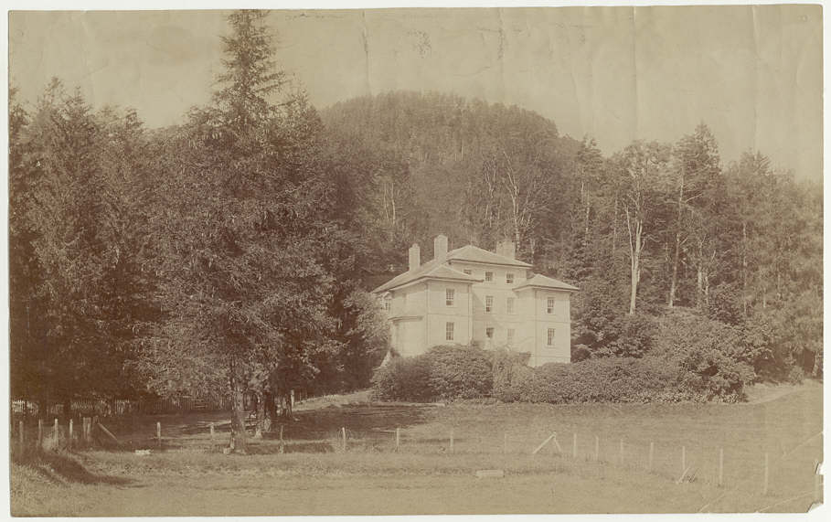 Cwm Elan House, lost to the Elan Valley dams scheme, c. 1897 | Peoples ...
