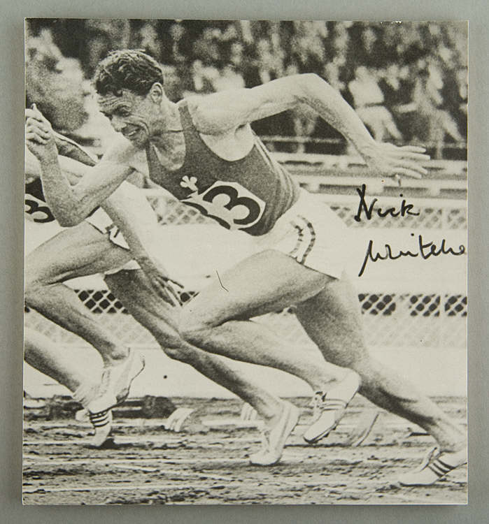 Nick Whitehead, Welsh athlete, 20th century | Peoples Collection Wales