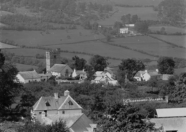 Crickadarn village | Peoples Collection Wales