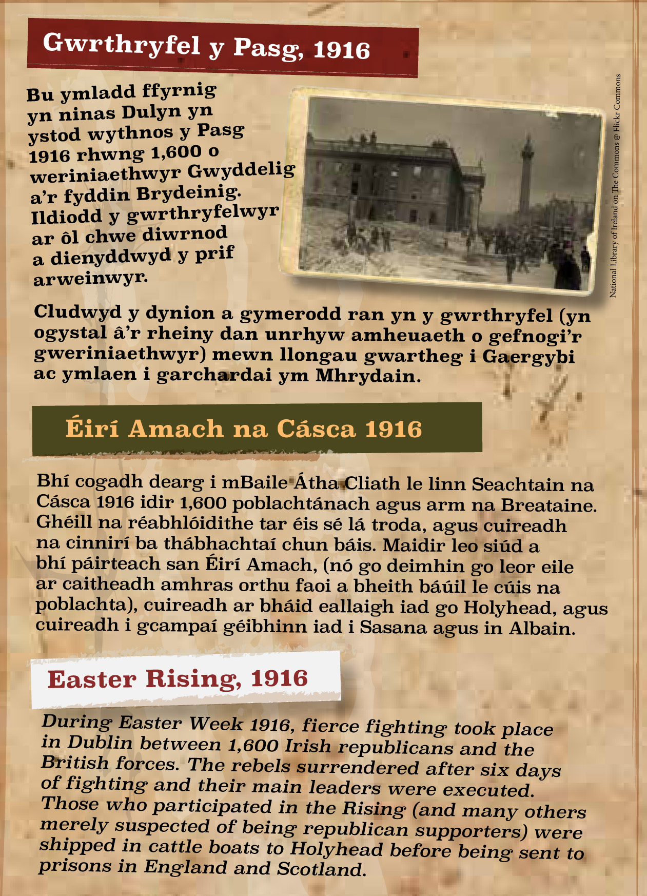 Fron-goch Leaflet | Peoples Collection Wales