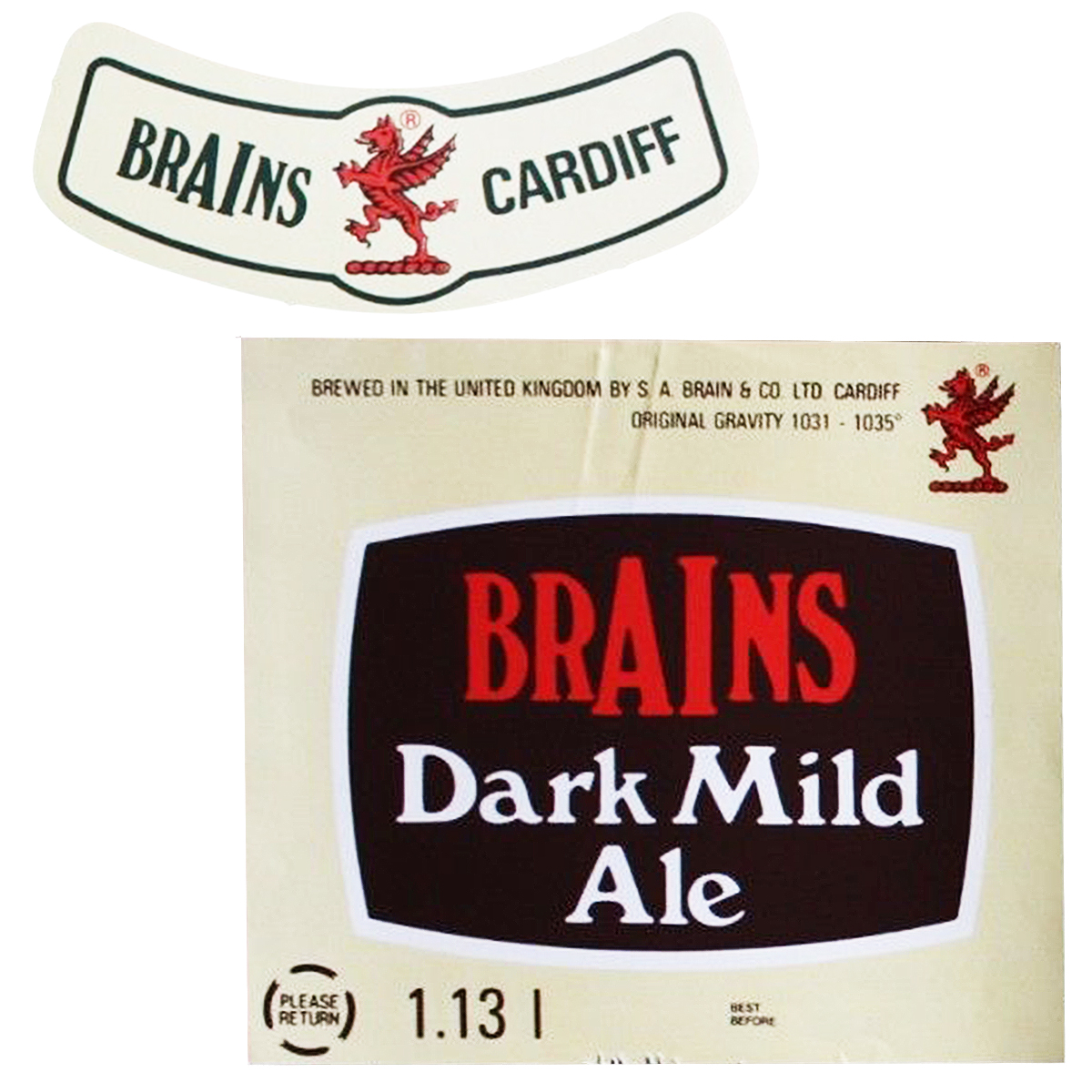 Sa Brains Logo Brains Brewery Cardiff Beer Hi Res Stock Photography