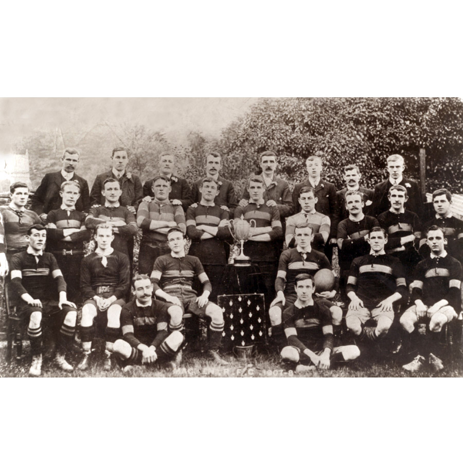 Machen Rugby team. | Peoples Collection Wales