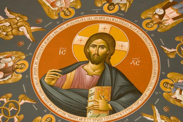 Pantocratore Christ Pantocrator Of Mount Sinai Modern Styled Orthodox