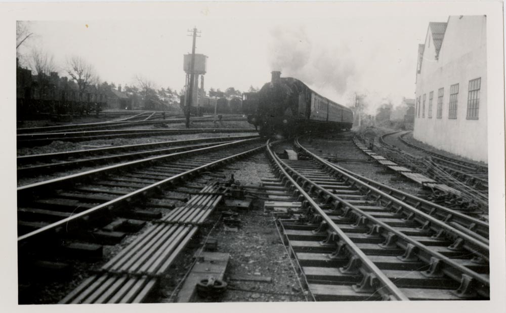 Steam Train at West End of Penarth Station | Peoples Collection Wales