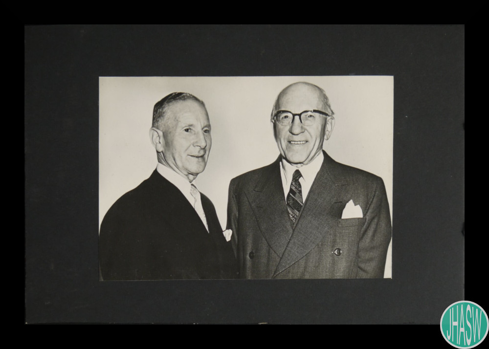 Photograph of Abraham and Harry Sherman, 1950s | Peoples Collection Wales