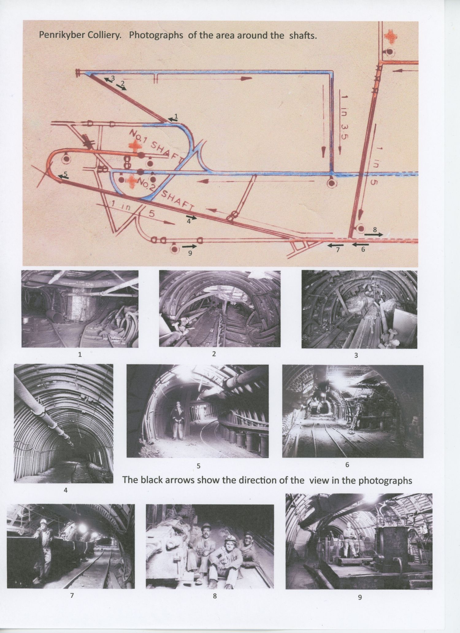 Plan and images on Penrikyber Colliery, Penrhiwceiber, 1985 | Peoples ...