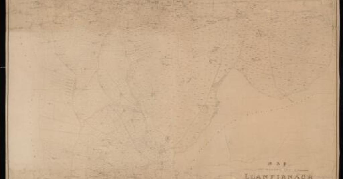 Map of the parish of Llanfyrnach | People's Collection Wales