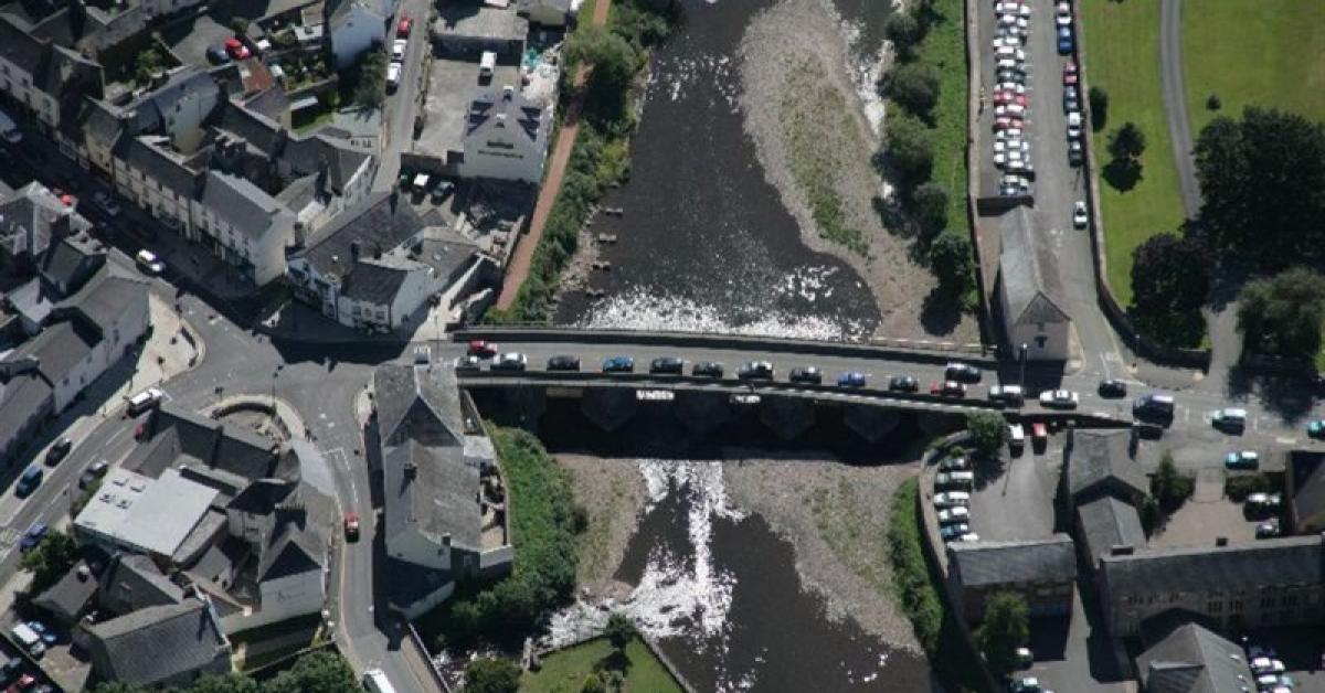 USK ROAD BRIDGE; LLANFAES BRIDGE, BRECON | People's Collection Wales
