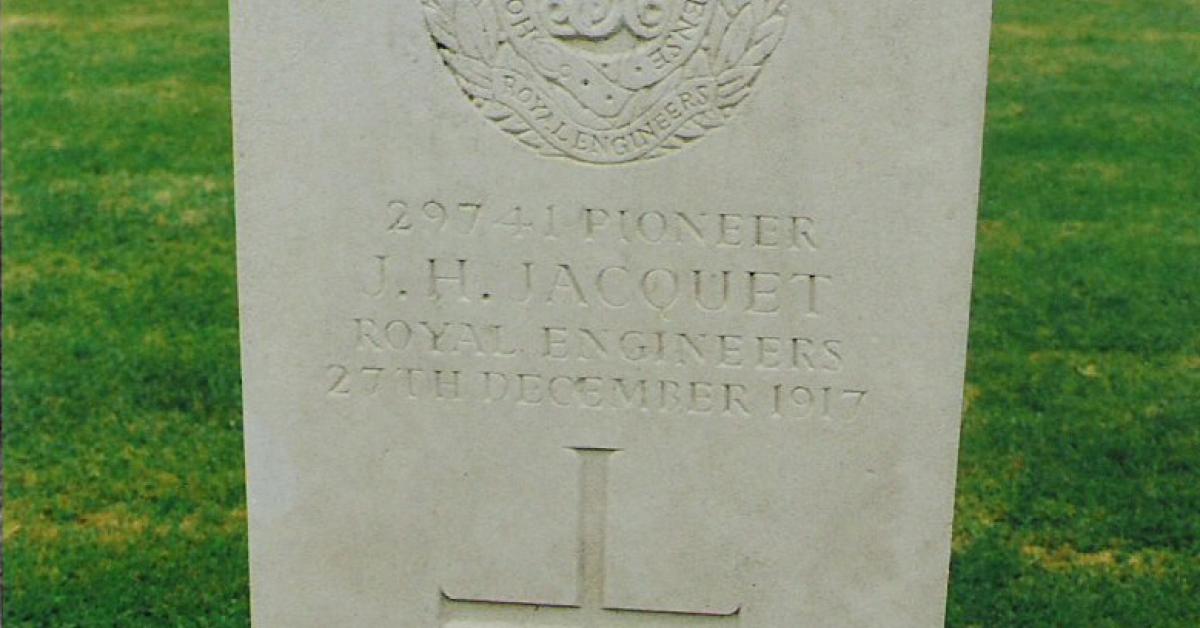 Photo of John Louis Hyacinth Jacquet's grave | People's Collection Wales