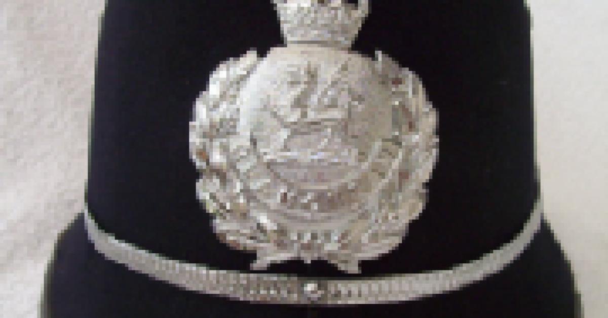 Glamorgan Constabulary helmet | People's Collection Wales