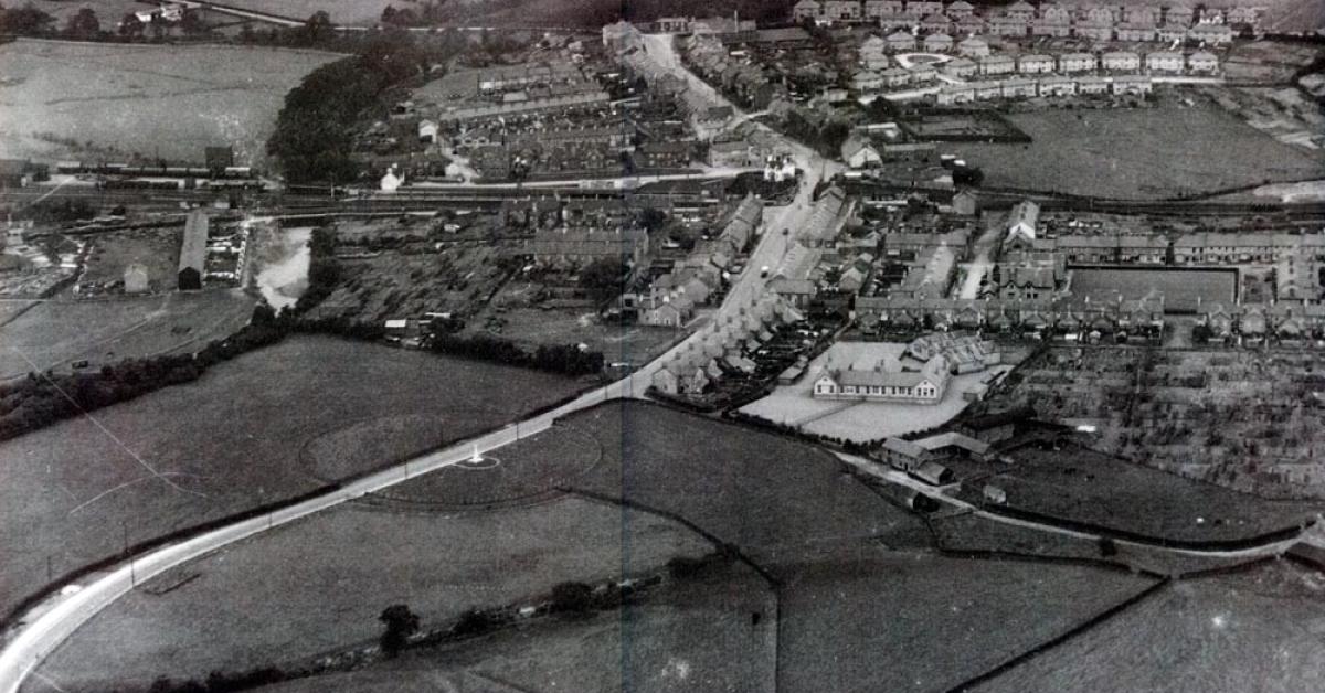 Aerial View of Pontyclun, 15th September 1929 | People's Collection Wales