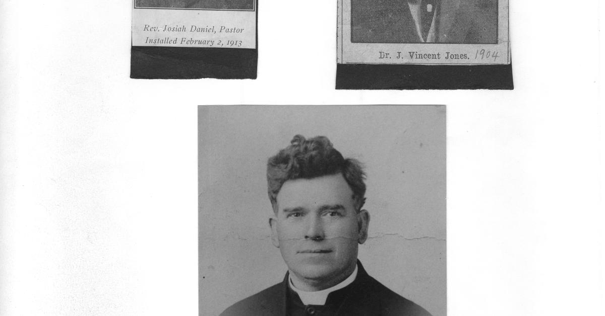 Photographs of pastors of the Seattle Welsh Presbyterian Church ...