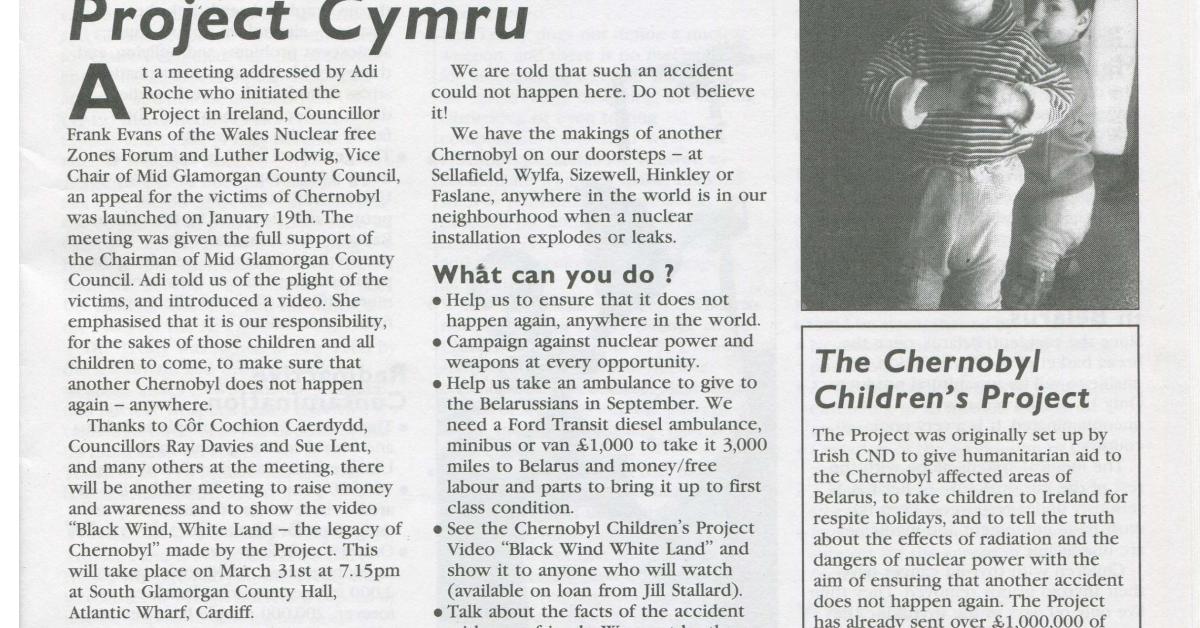 The Heddwch magazine created by CND Cymru, and published in the Summer ...