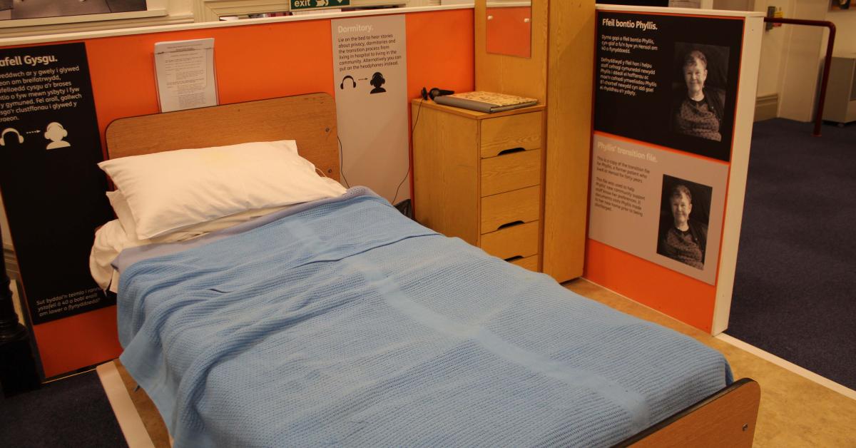 Recreation of Dormitory at Hensol Castle Hospital | People's Collection ...