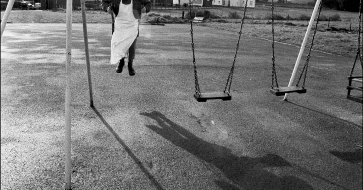 Hensol Castle Patient on a Swing 2 | People's Collection Wales