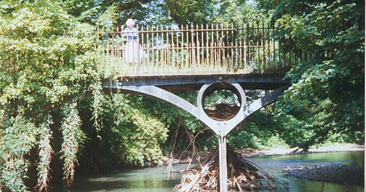 Old Iron bridge, Lower Machen, built 1829. | People's Collection Wales