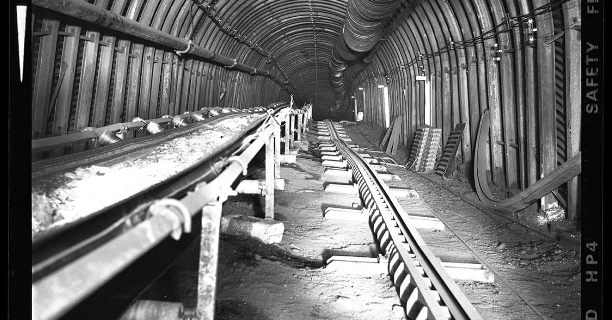Becorit track at Aberpergwm Colliery | People's Collection Wales