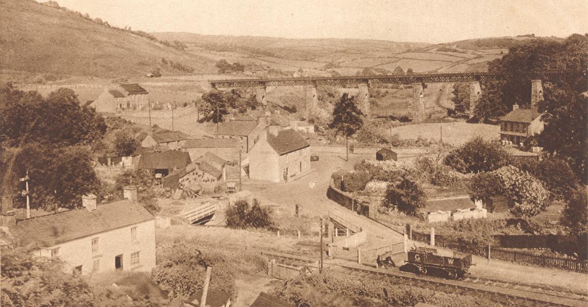 Blackmill Village with Viaduct | People's Collection Wales