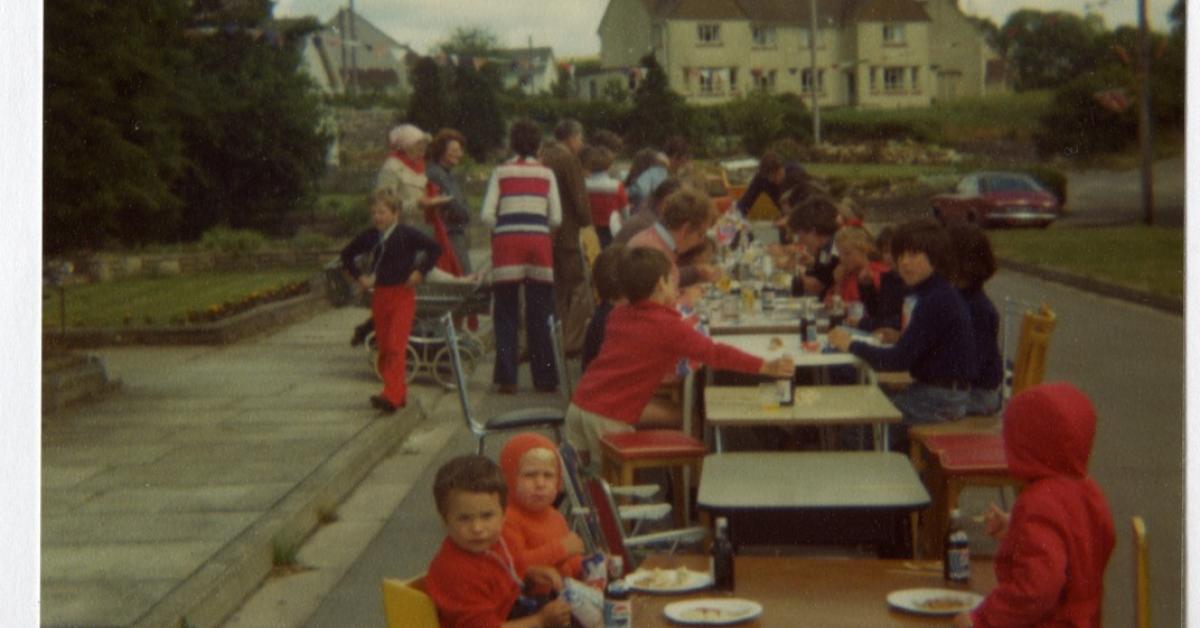 Silver Jubilee street party, Aberthin 4th June 1977 | People's ...