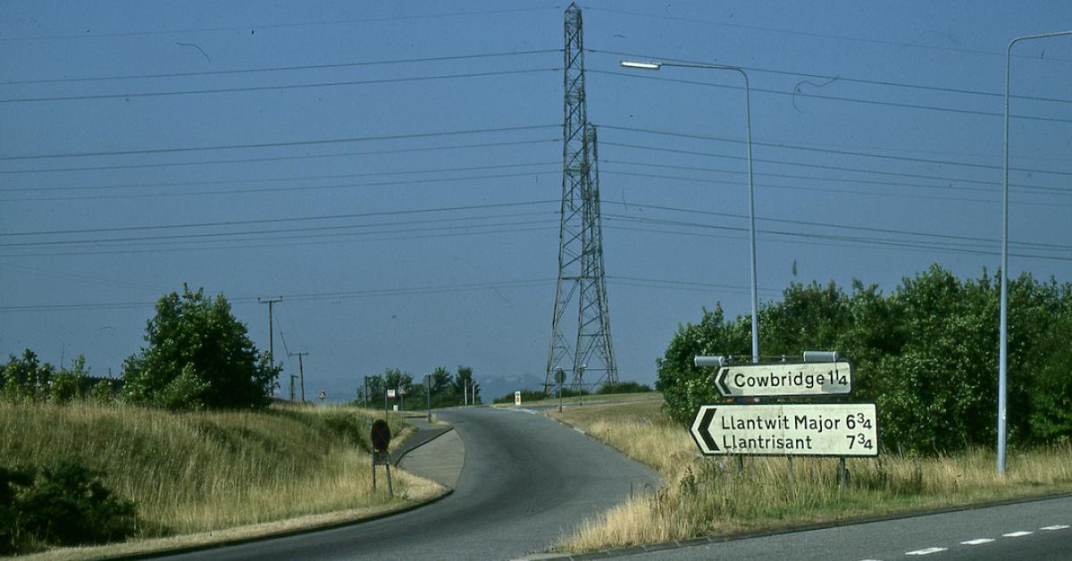 A48 turn off to Cowbridge 1990s | People's Collection Wales