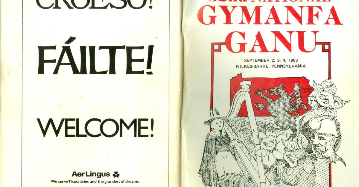 1983 Program for the 52st Annual National Gymanfa Ganu held in Wilkes ...