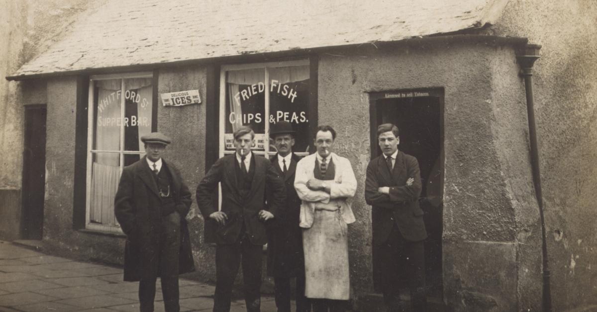 Whitford Street Fish and Chip shop, Holywell 1930 | People's Collection ...