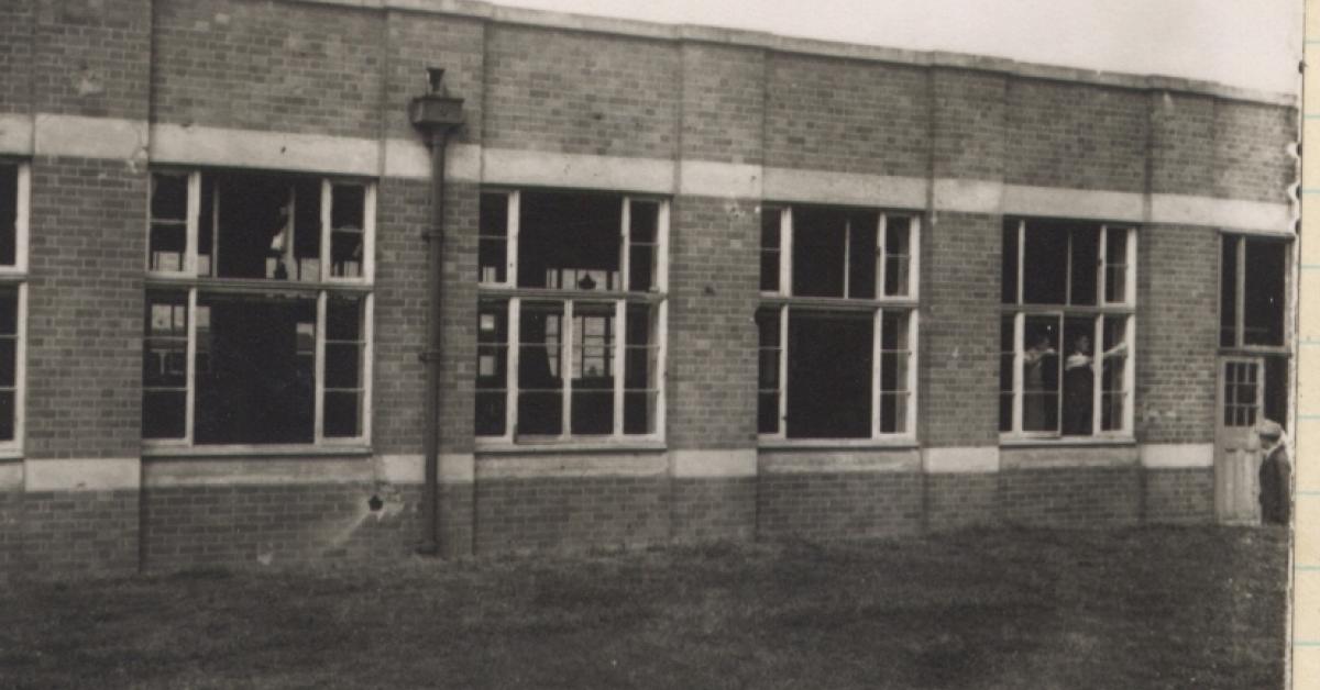 Courtaulds Factory No 1 Office Bomb Damage | People's Collection Wales