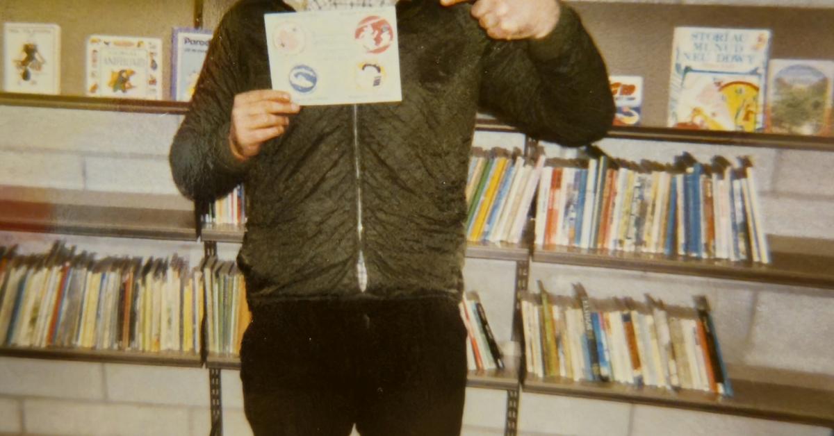 Mei Jones as Wali Tomos at a library in Gwynedd | People's Collection Wales