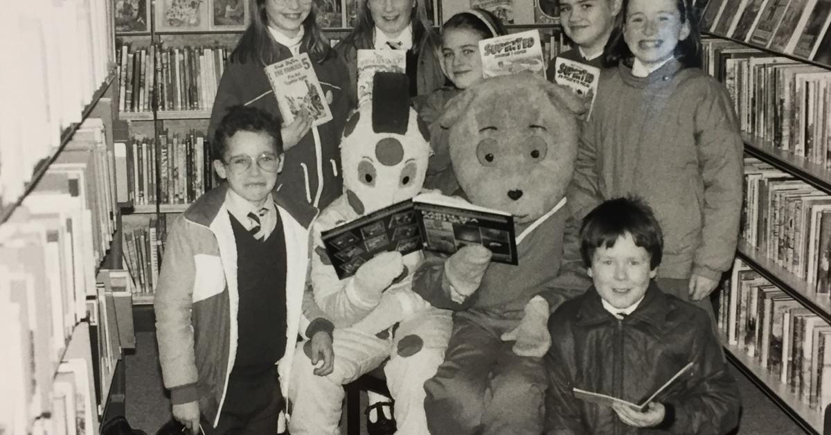 Superted and Spot at a Library in Gwynedd | People's Collection Wales