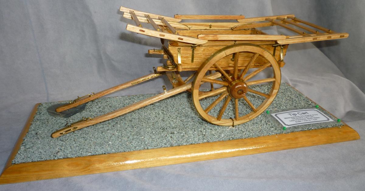 Model of Horse Drawn Tip Cart, Caernarfonshire, c.1910's | People's ...