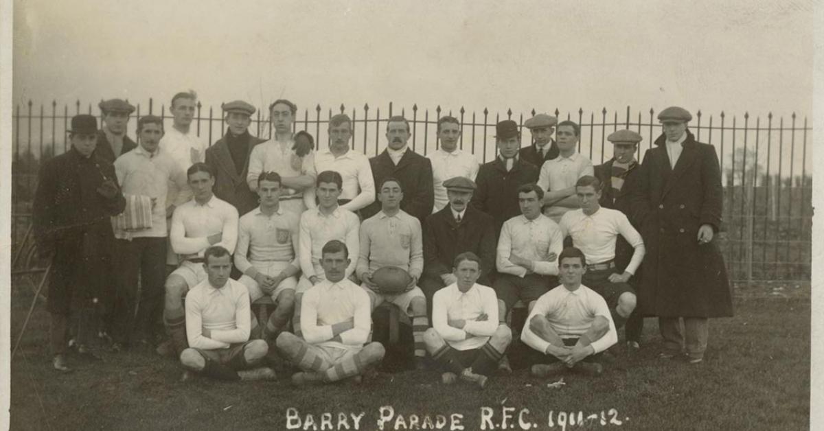 Barry Parade Rugby Football Club 1911-12 | People's Collection Wales