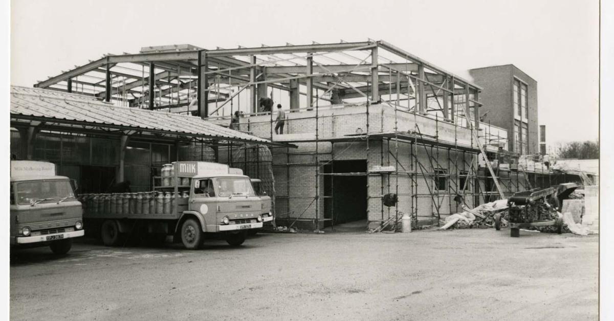 Demolition of Felin Fach Creamery - exterior view | People's Collection ...