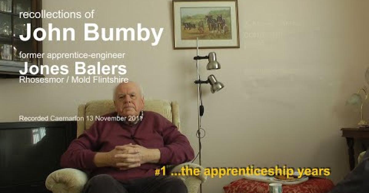 Working at Jones Balers Part-1 JOHN BUMBY recalls his apprenticeship ...