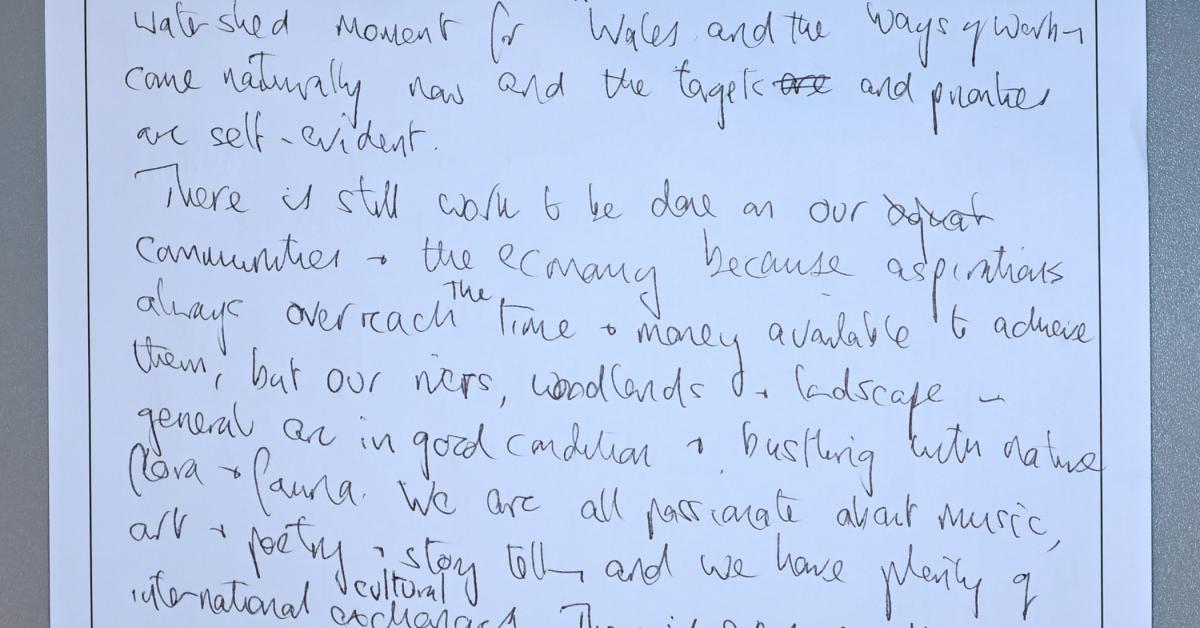 'Letter from the future', 10 years of the Well-being of Future ...