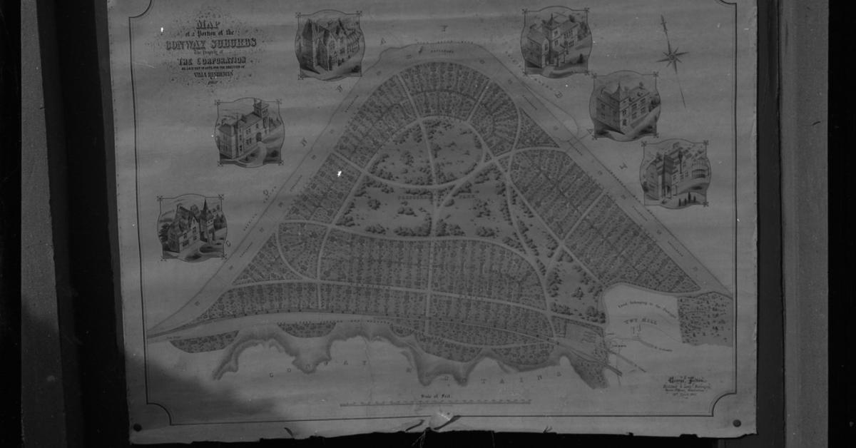 Map of Conwy Suburbs | People's Collection Wales