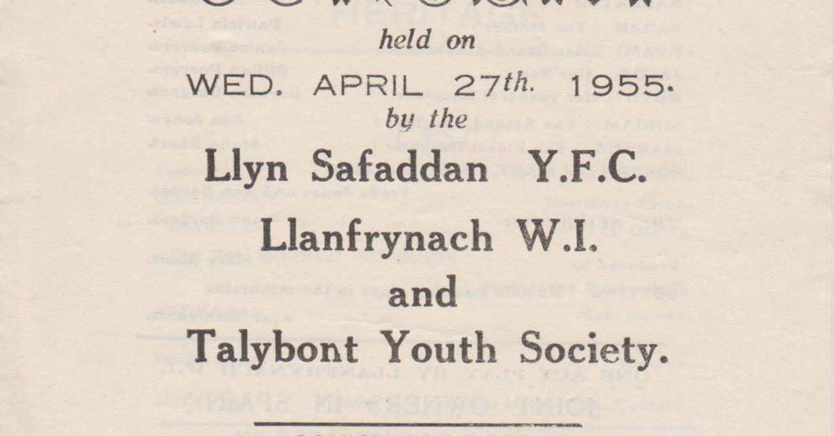 A Grand Dramatic Concert [poster]. Church Hall, Talybont on Usk 1995 ...