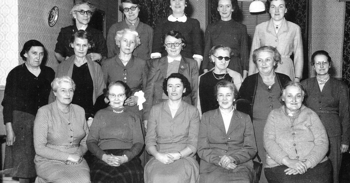 Talybont on Usk, Mothers Union 1955. | People's Collection Wales