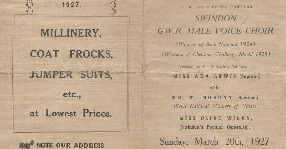 Grand Concert Musical Programme, 1927 | People's Collection Wales
