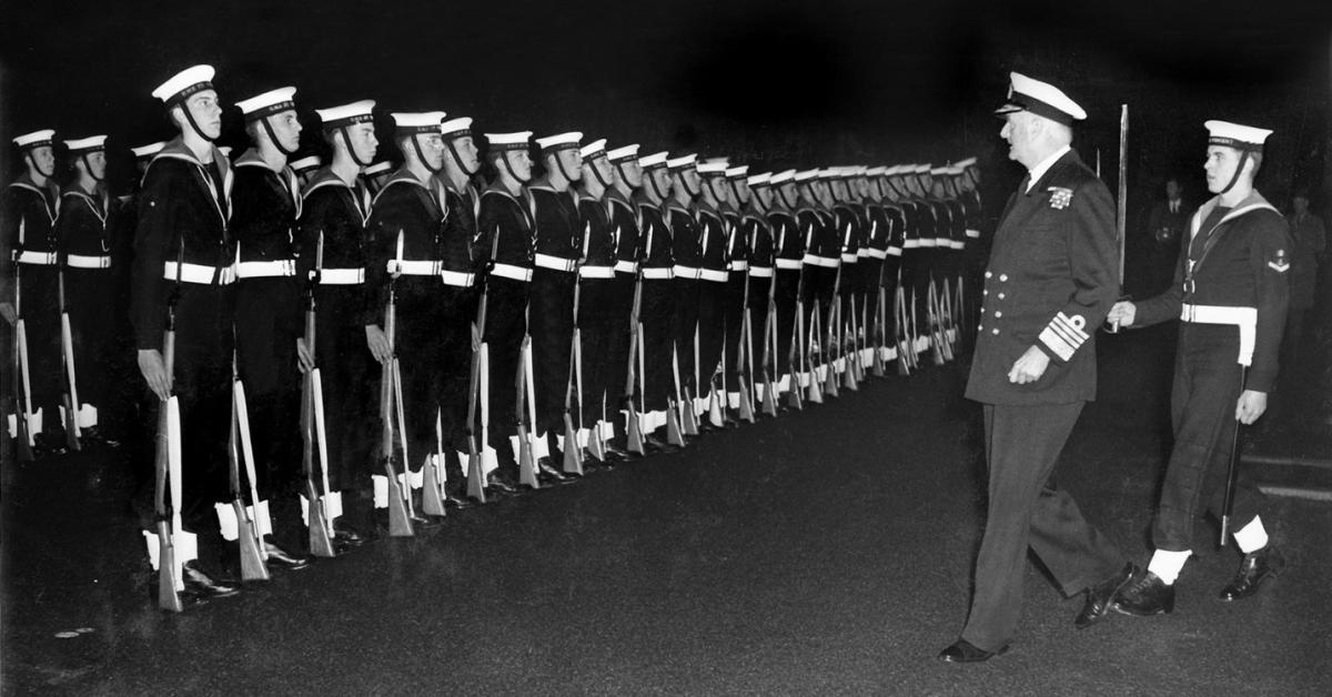 Trafalgar night HMS St Vincent 1963 | People's Collection Wales