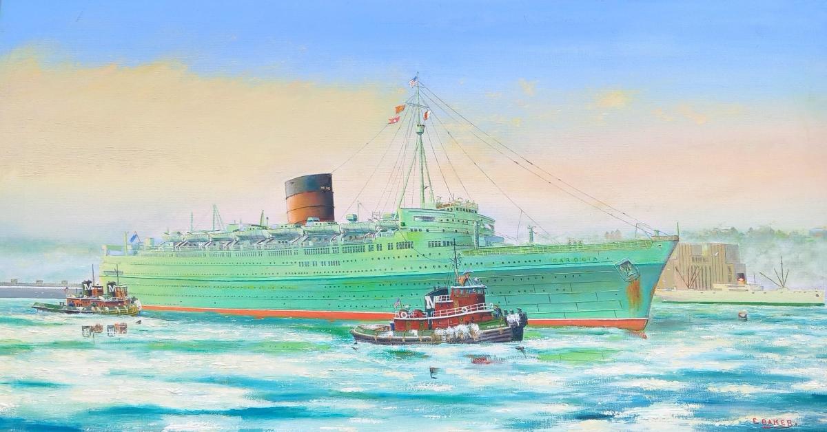 RMS Caronia by Eddie Baker | People's Collection Wales