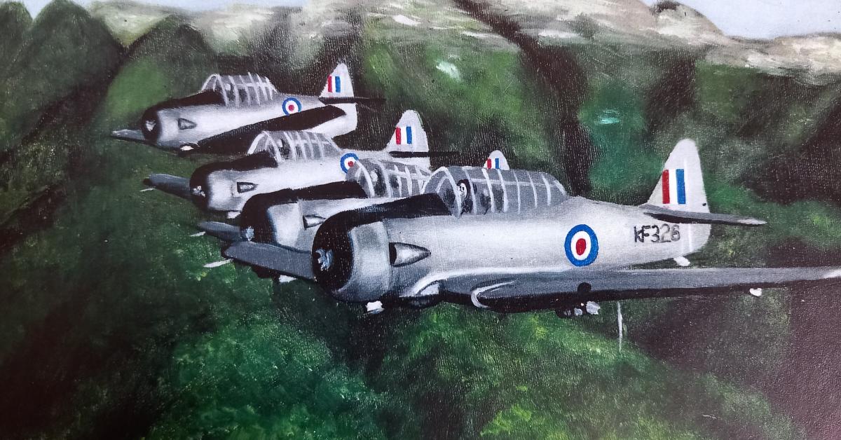 RAF HARVARD 1340 FLIGHT MOUNT KINEGOP KENYA BY DANIEL YE | People's ...