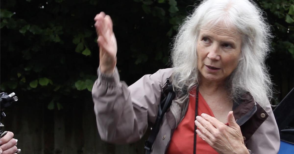 Dot Williams leading public walk Old Castle Down, 2024 | People's ...