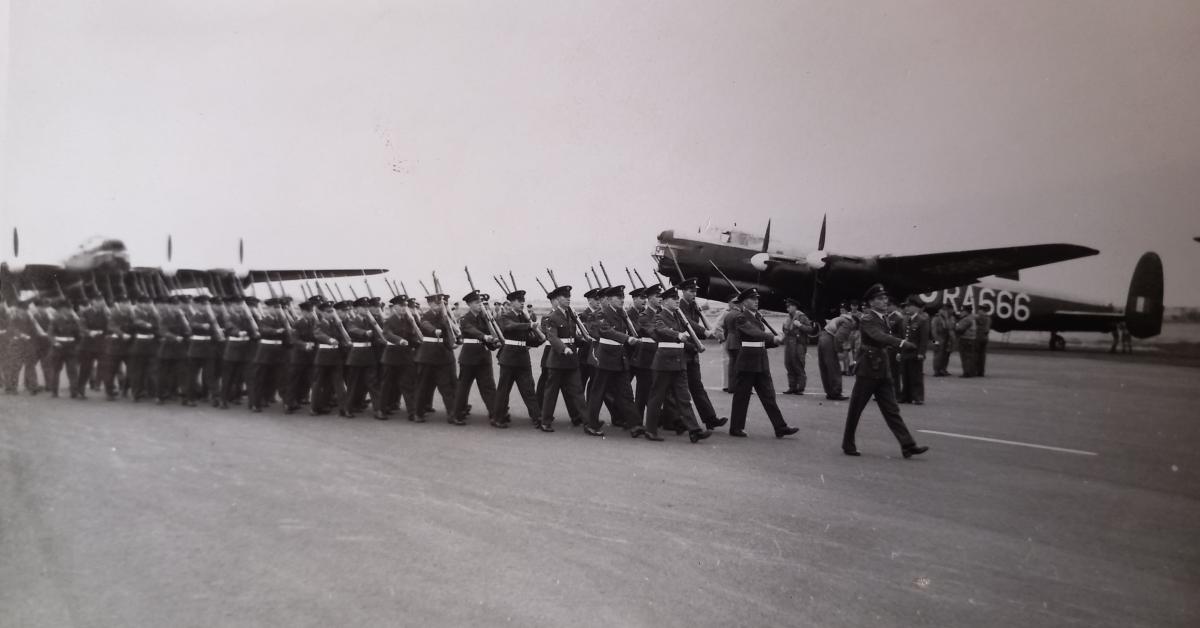 RAF 49 squadron parade RAF Eastleigh Kenya 1950s | People's Collection ...