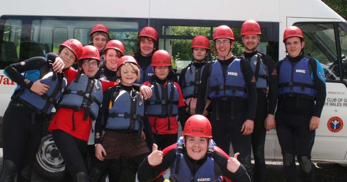 Gorge Walking and Caving at Dinas Rock. Youth Work at Penyrenglyn ...