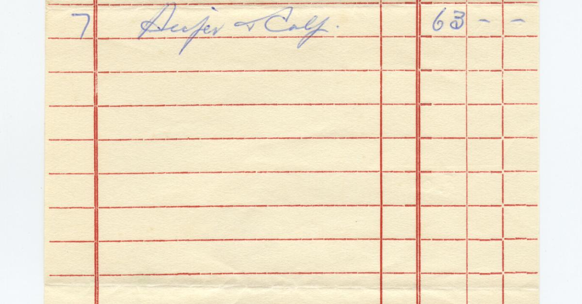 Invoice from T Dilwyn Thomas & Clee, Llandilo / Llandeilo, 30 Ebrill ...