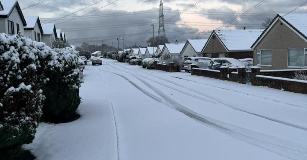 Snow at Bangor, 4 January 2026 | People's Collection Wales