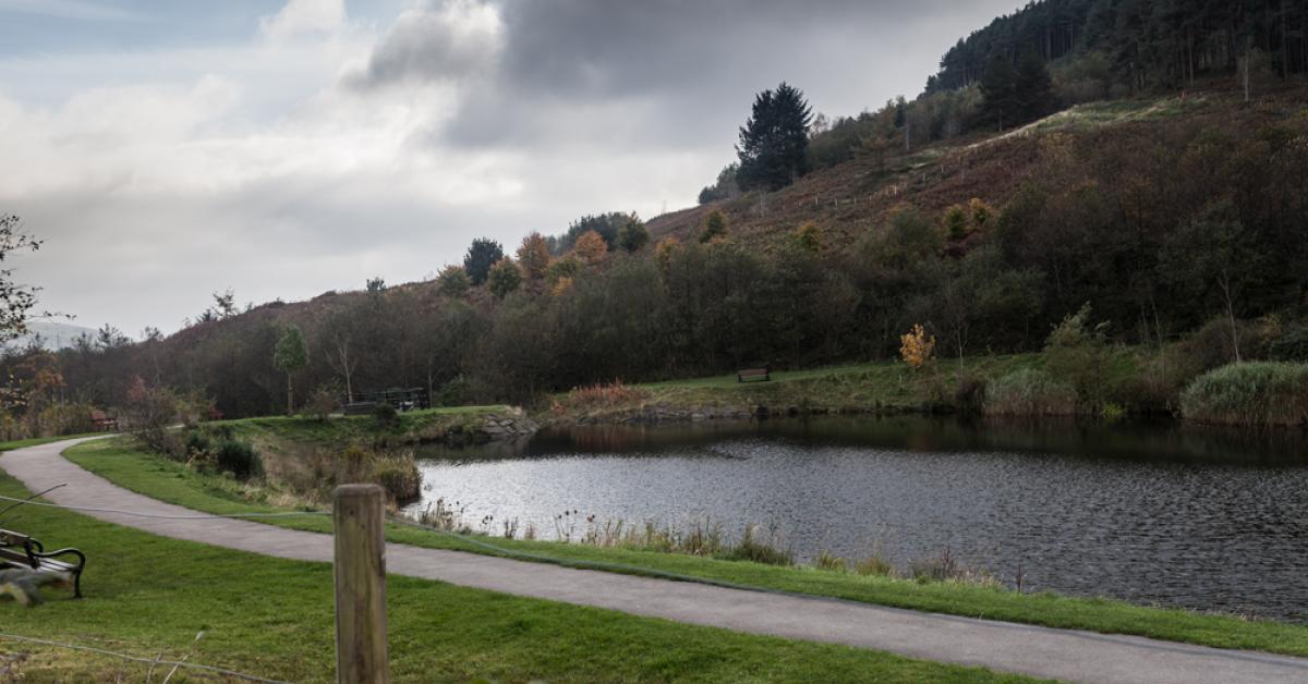 The Lake in Calon Lan Park 2012, Garw Valley | People's Collection Wales